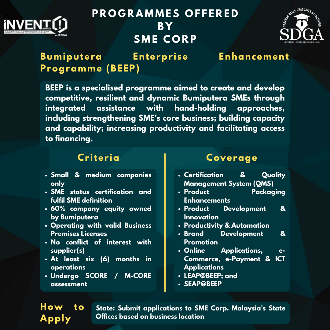 2ND POSTER – RANDAU SDGA WITH SME CORP & TEKUN NASIONAL – Sarawak Dayak ...